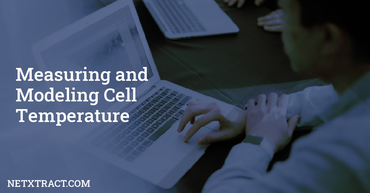 Measuring and Modeling Cell Temperature – netXtract